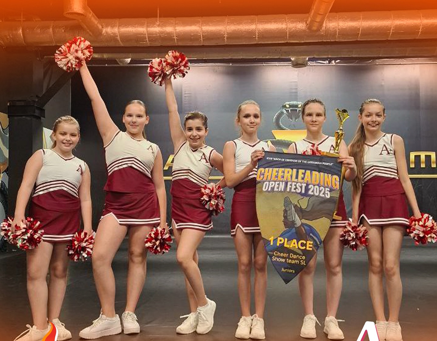 Спортивні досягнення команди Twinkles А+ на Cheerleading Open Fest 2025 ...